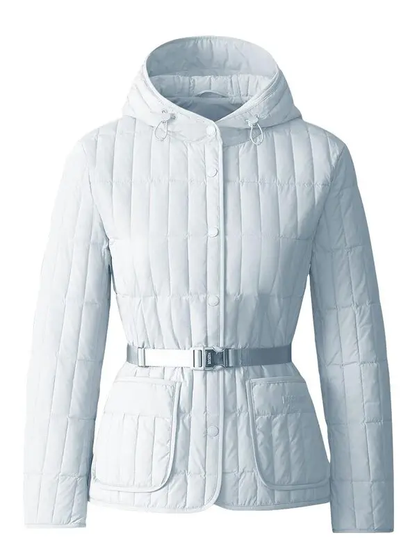 Mackage Light Down Vertical Quilted Jacket - White