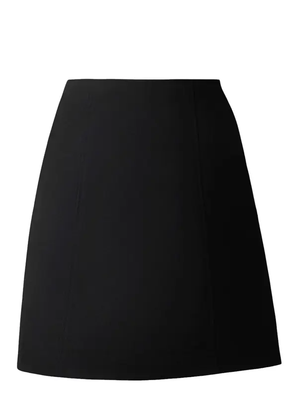 Mackage Panelled Cotton A-line Skirt - Black