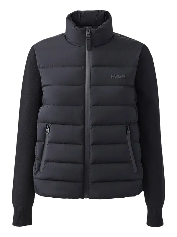 Mackage Oceane-city Mixed-media Jacket - Black