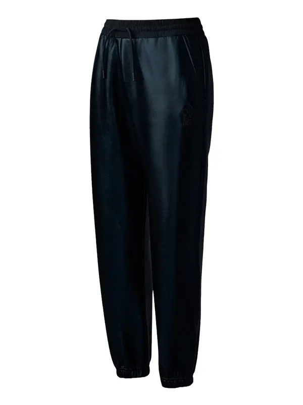 Mackage Metallic Finish Double-face Jersey Sweatpants - Black