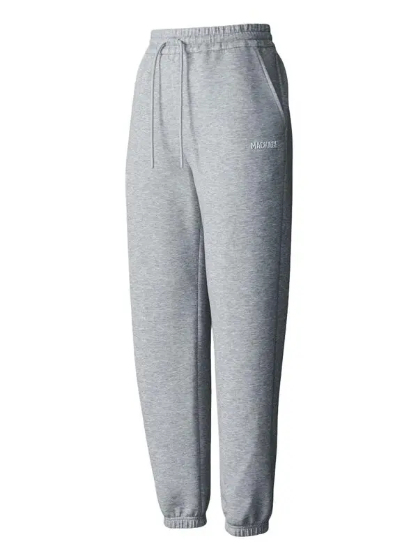 Mackage Nev-r Double-face Jersey Sweatpants - Light Grey Mix