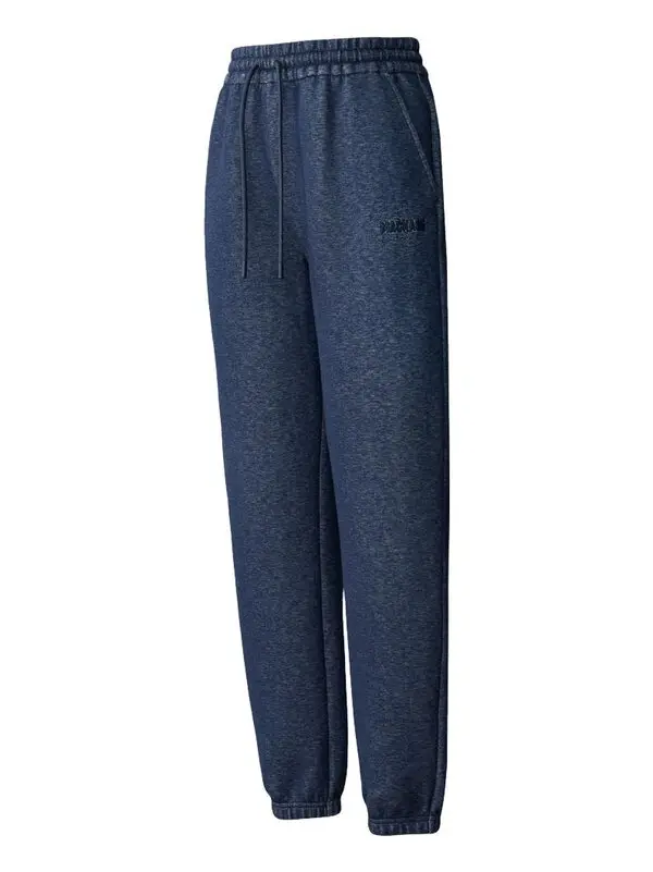 Mackage Nev-r Double-face Jersey Sweatpants - Navy Melange