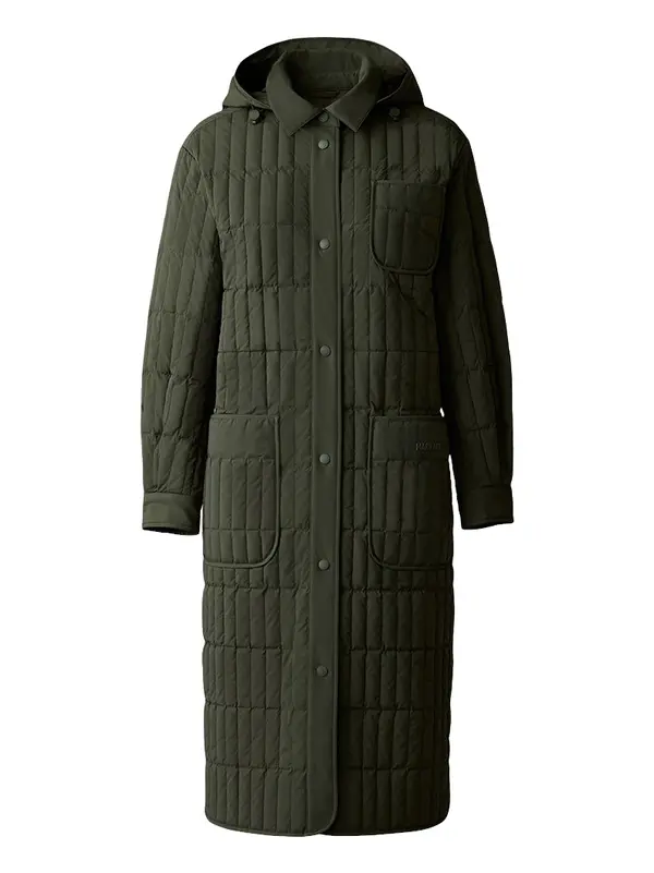 Mackage Tadoka Light Down Quilted Coat - Light Military