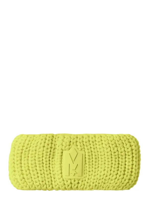 Mackage Rib Knit Merino Wool Headband - Neon