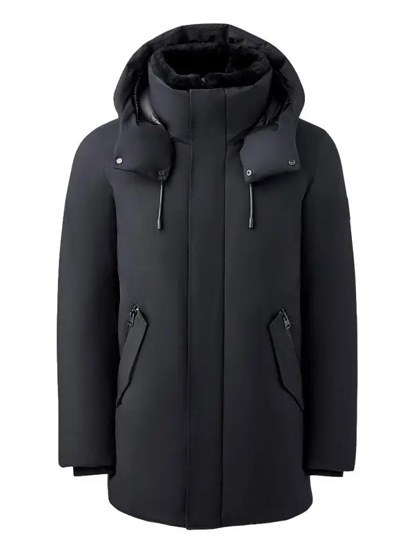 Mackage Sullivan 2-in-1 Down Coat With Removable Bib - Black