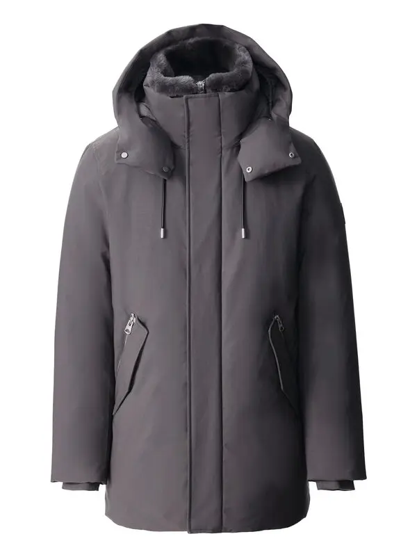 Mackage Sullivan 2-in-1 Down Coat With Removable Bib - Carbon