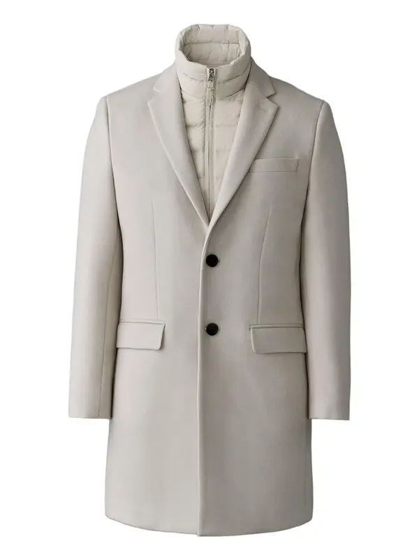 Mackage Skai-slb 3-in-1 Wool Coat With Removable Down Liner - Trench