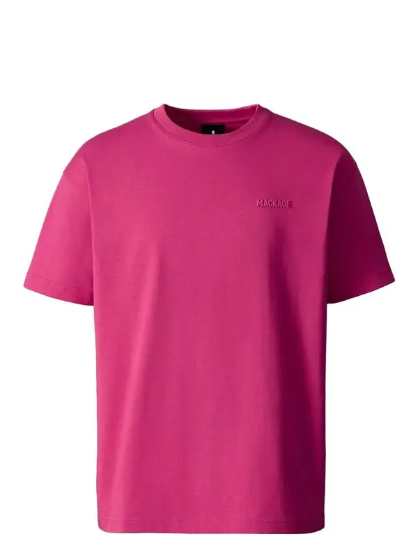 Mackage Tee-r T-shirt With Silicone Logo - Azalea