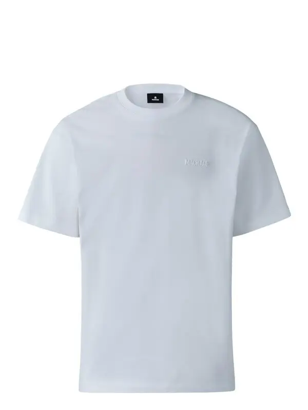 Mackage Tee-r T-shirt With Silicone Logo - White
