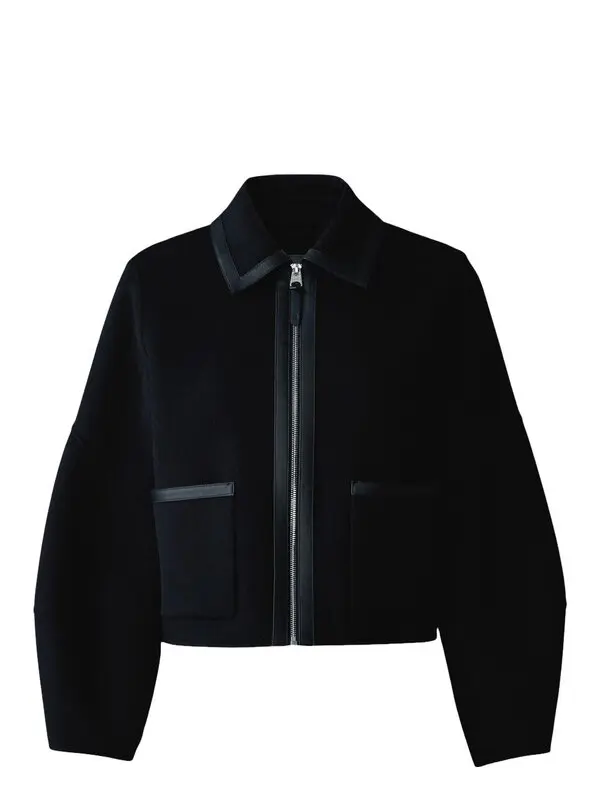 Mackage Solana Double-face Wool Jacket - Black