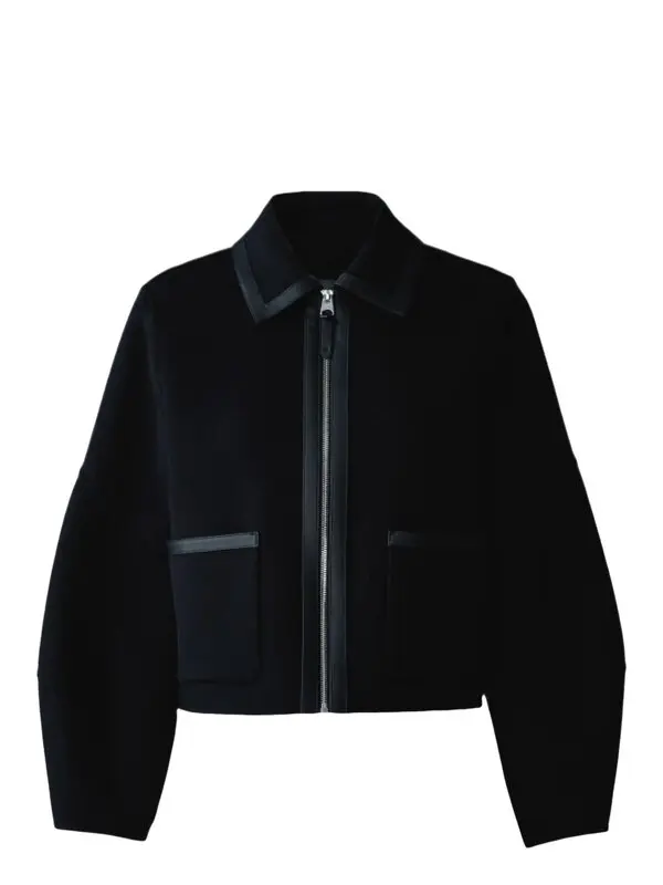 Mackage Solana Double-face Wool Jacket - Coffee