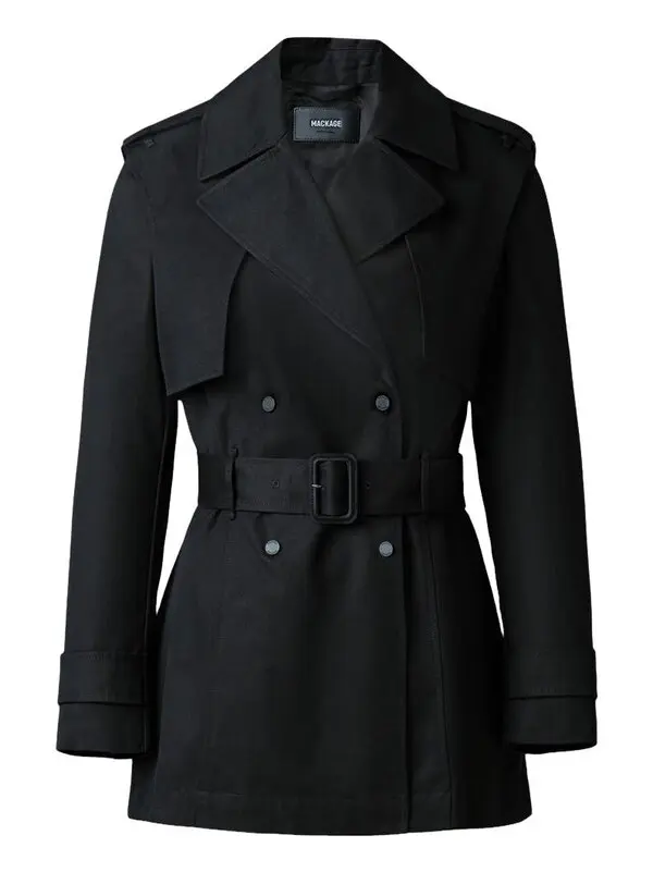 Mackage Adva Mid-length Coat - Black