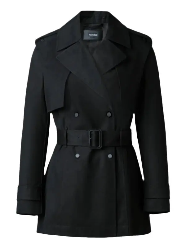 Mackage Adva Mid-length Coat - Black