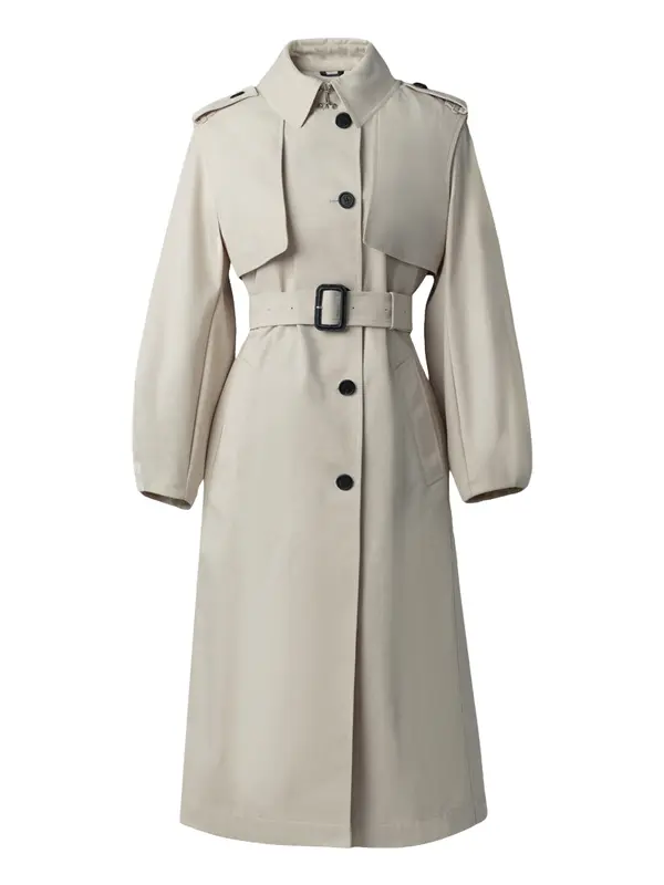Mackage Alia Long Coat With Balloon Sleeves - Trench