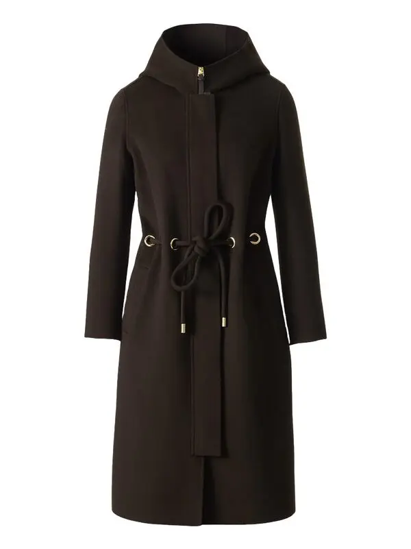 Mackage Blithe Double-face Wool Coat - Coffee