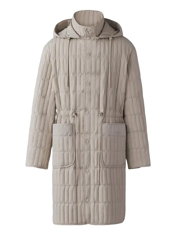 Mackage Asher Light Down Quilted Coat - Trench