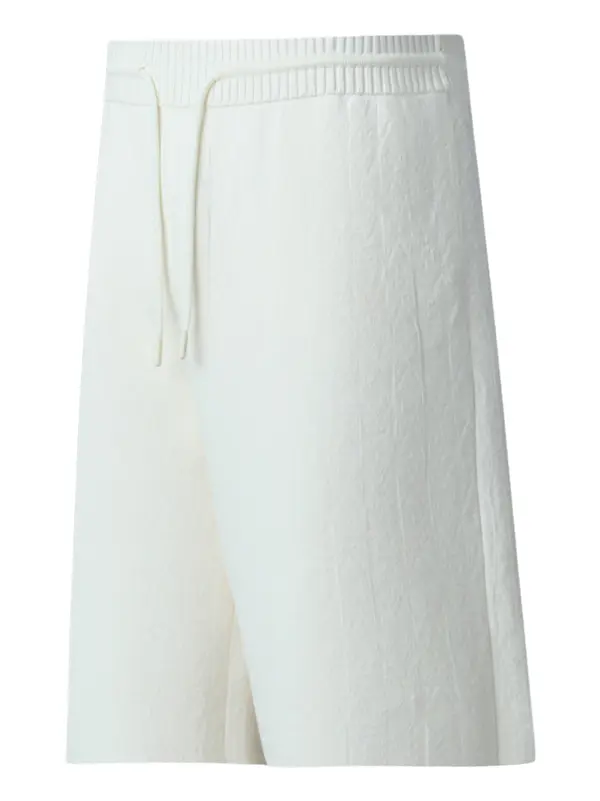 Mackage Beecher Stretch Viscose Shorts - Cream