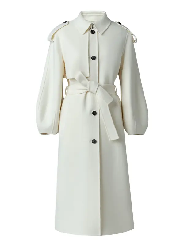 Mackage Ceyla Double-face Wool Coat - Cream
