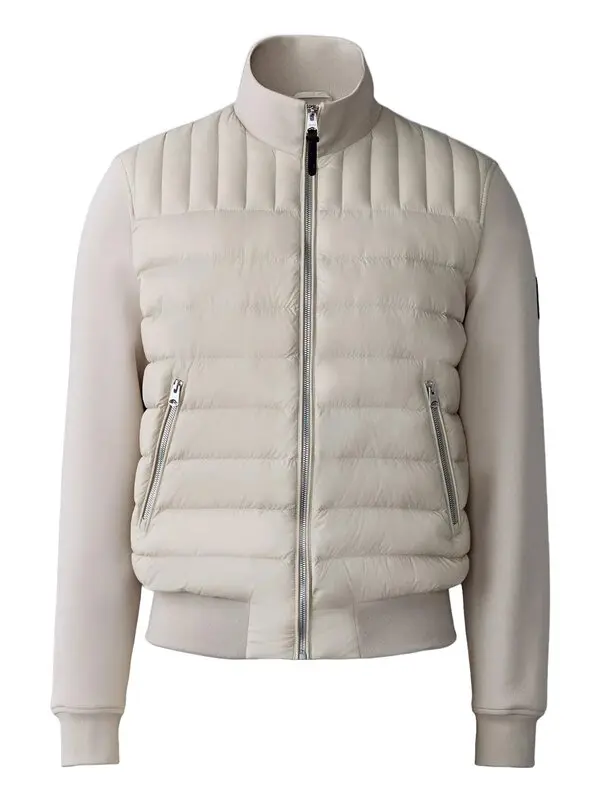 Mackage Nano Down Mixed Media Bomber Jacket - Trench