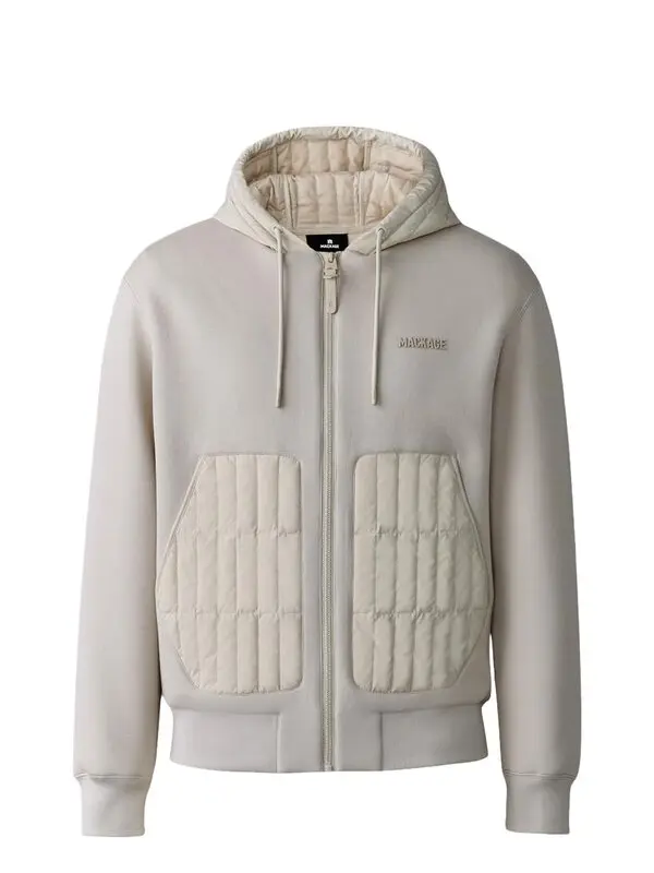 Mackage Cruz Zip-up Quilted Hoodie - Trench