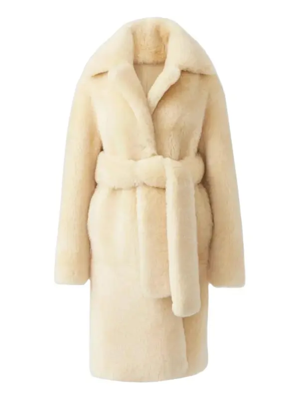 Mackage Etienne Shearling Coat - Ceramic