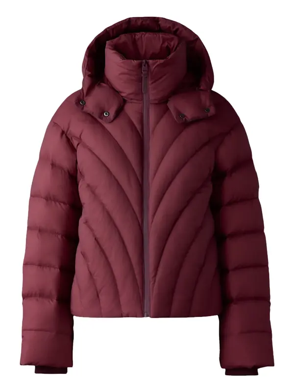Mackage Hope Softwash Quilt Down Jacket - Garnet
