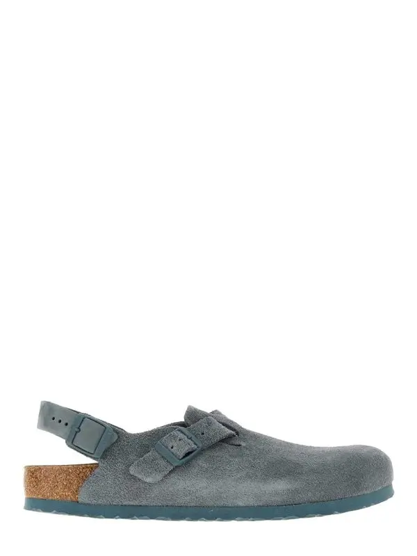 BIRKENSTOCK Tokyo Suede Slippers - Blue