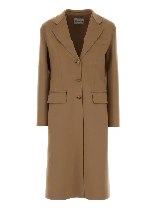 Miu Miu Overcoat - Brown