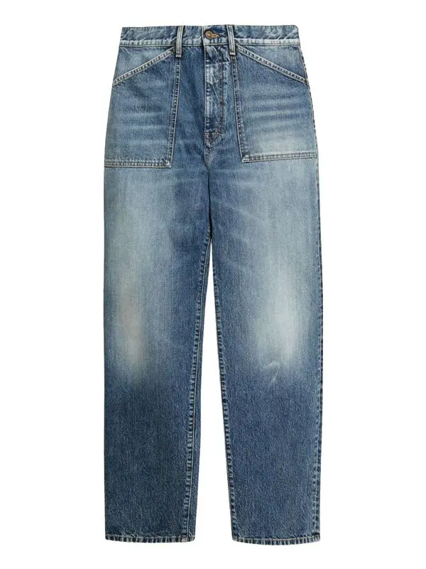 Givenchy Straight Leg Trousers - Blue