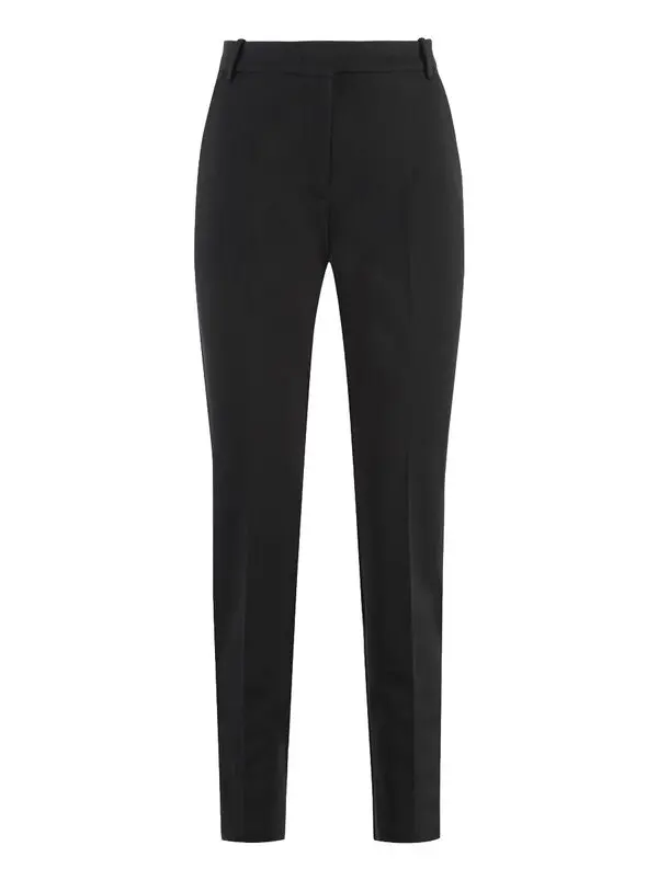 Pinko Bello Stretch Viscose Trousers - Black