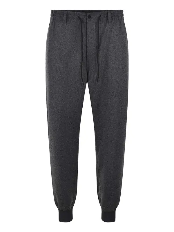 Adidas Wool Blend Trousers - Grey