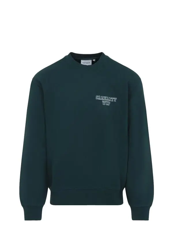 Carhartt Work In Progress Cotton Alumni Sweatshirt - Green