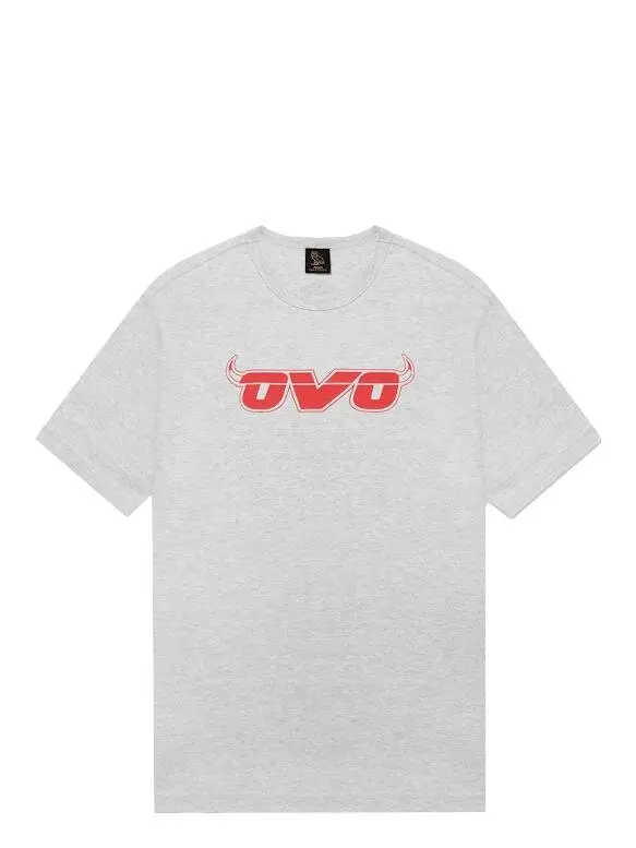 OVO X Nba Bulls T-shirt - Heather Grey