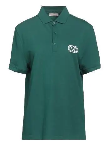 Valentino Garavani Polo Shirt Size Cotton, Polyester - Green