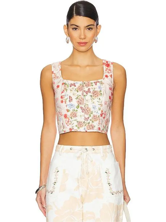 Agua Bendita X Revolve Connie Tank Top - Beige