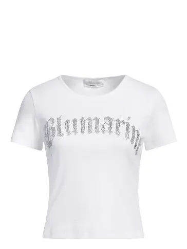 Blumarine T-shirt With Appliqués - White