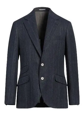 Brunello Cucinelli Blazer Size Linen, Silk, Wool, Cotton - Navy
