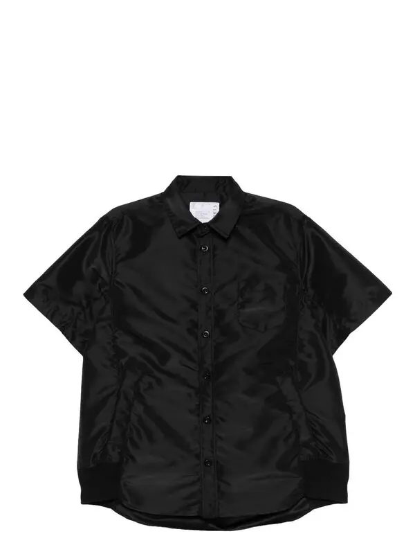 Sacai Short-sleeve Shirt - Black