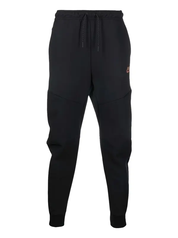 Nike Logo-print Drawstring-waist Track Pants - 010 Black