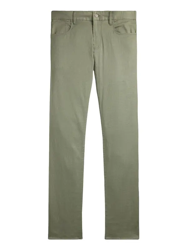 Ralph Lauren Purple Label Cotton-linen Denim Pants - Green