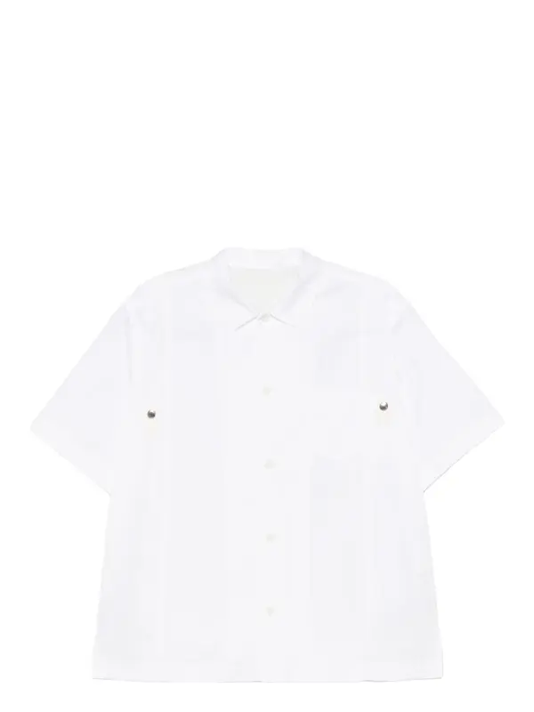 Sacai Panelled Shirt - White