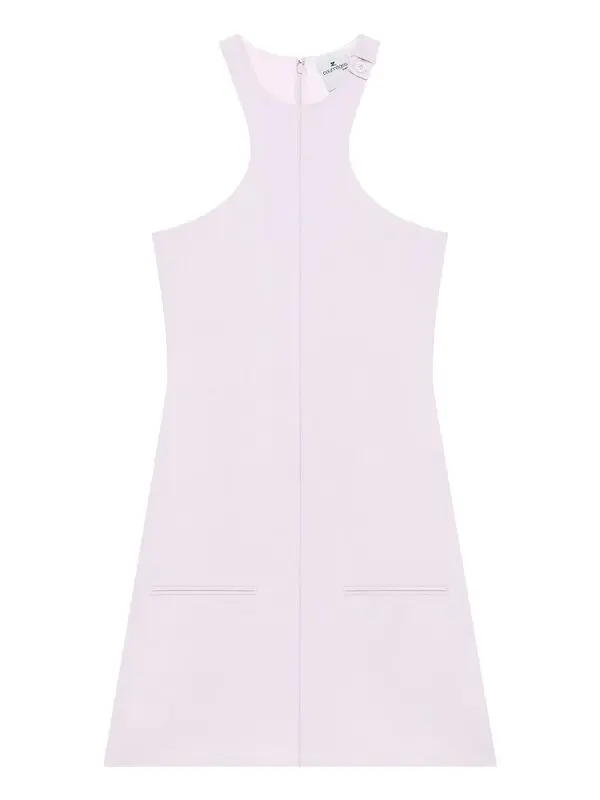 COURREGES A-line Sleeveless Dress - Pink