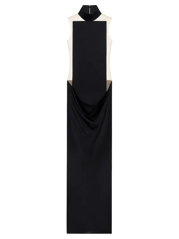 COURREGES Illusion Maxi Dress - Black