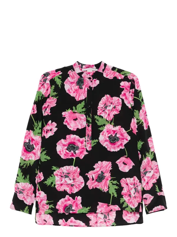 Stella McCartney Poppy-print Shirt - Pink