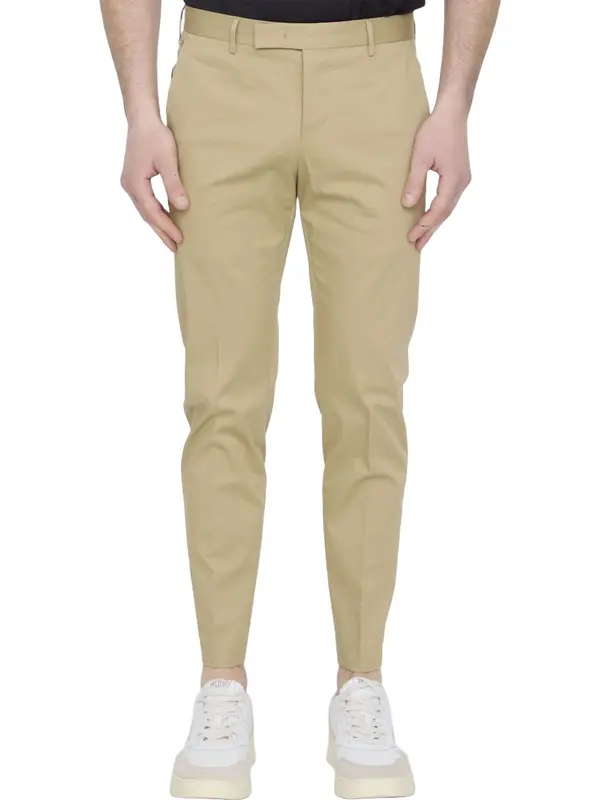 PT TORINO Cotton Trousers - Neutrals