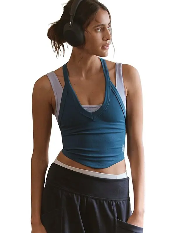 Free People All Clear V-neck Cami - Riptide