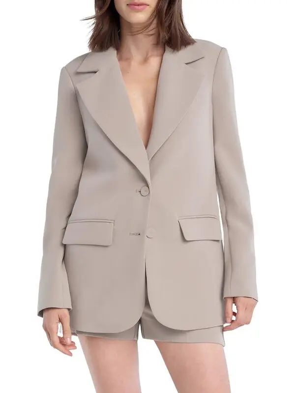 FAVORITE DAUGHTER The Favorite Oversize Blazer - Soft Taupe