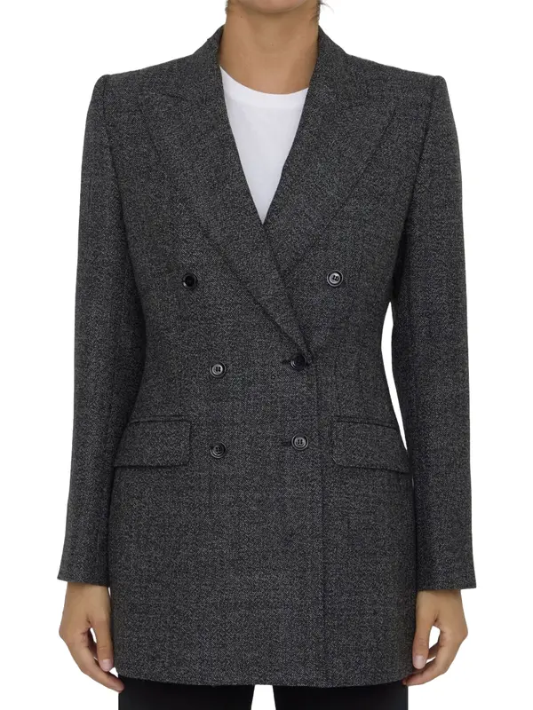 Dolce & Gabbana Wool Blazer - Grey