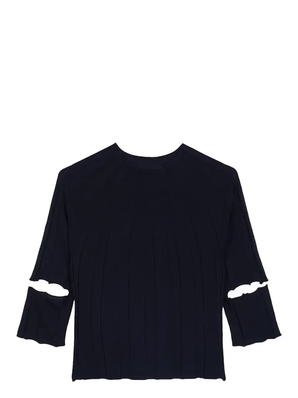 Ports 1961 Cut-out Sweater - Blue