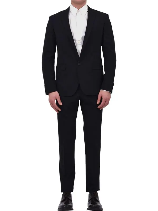 TONELLO Single-breasted Suit - Black